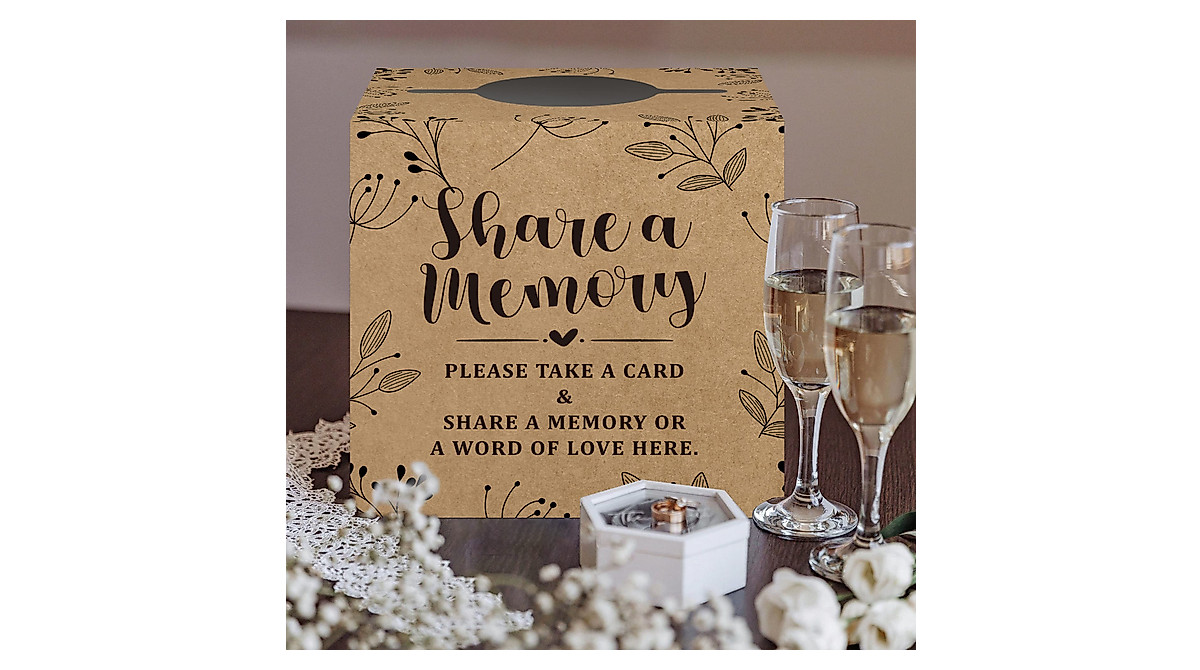 Memory Cards & Box for Celebrations | Share Memories for Weddings ...