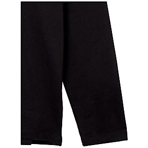 Amazon Essentials Men's Regular-Fit Crewneck T-Shirts, Long-Sleeve, Black, Size Large, No Pocket