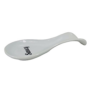 Fun Spoon Holder for Kitchen Counter | Ceramic Spoon Rest for Stove Top