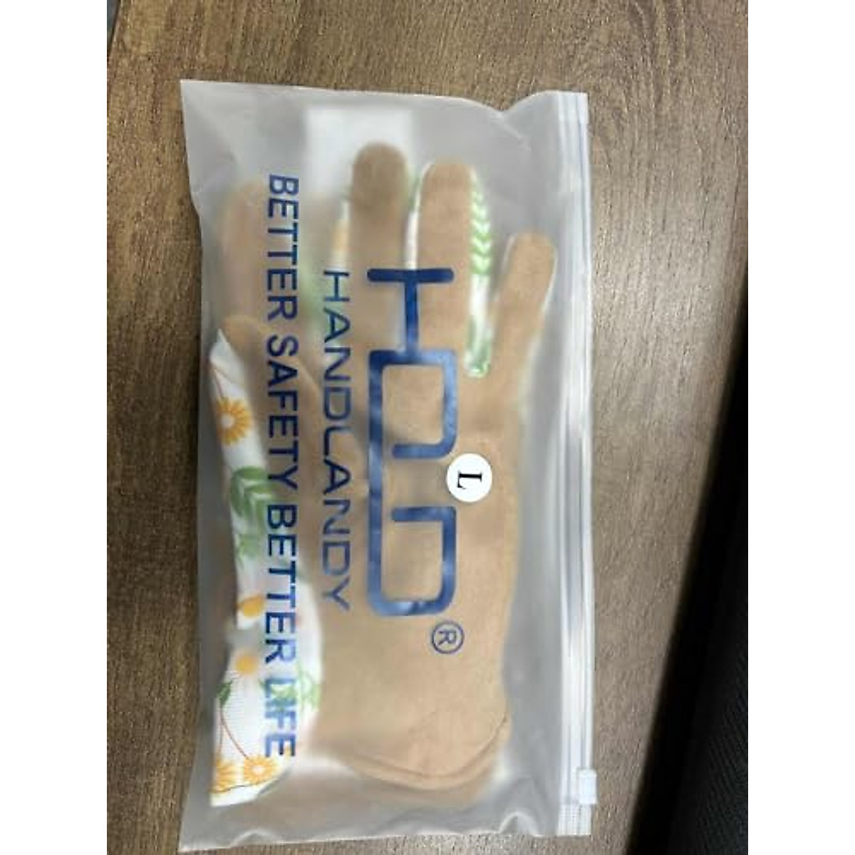 HANDLANDY Mens Work Gloves Touch Screen, Synthetic Leather Utility Gloves, Flexible Breathable Fit- Padded Knuckles & Palm (Large, Black)