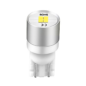 Alla Lighting Newest 4x T10 194 168 LED Bulbs W5W 2825 175 158 CAN-Bus, 6000K White License, Parking, Map, Dome, Door, Trunk Lights, Super Bright 12V SMD Replacement for Cars, Trucks, RVs