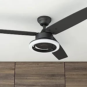 Prominence Home 51461-01 Orbis Ceiling Fan, 52, Matte Black