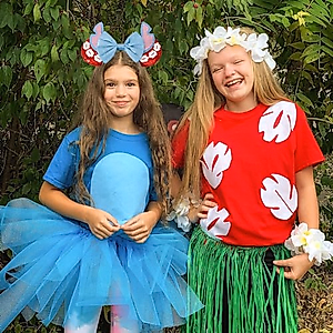 UNSPAZ Mouse Ears Headband, Sequin Mouse Ears for Women Girls Boys, Hamemade Soft Bow Headband for Cosplay Party Decorations Hair Accessories(ST Red)