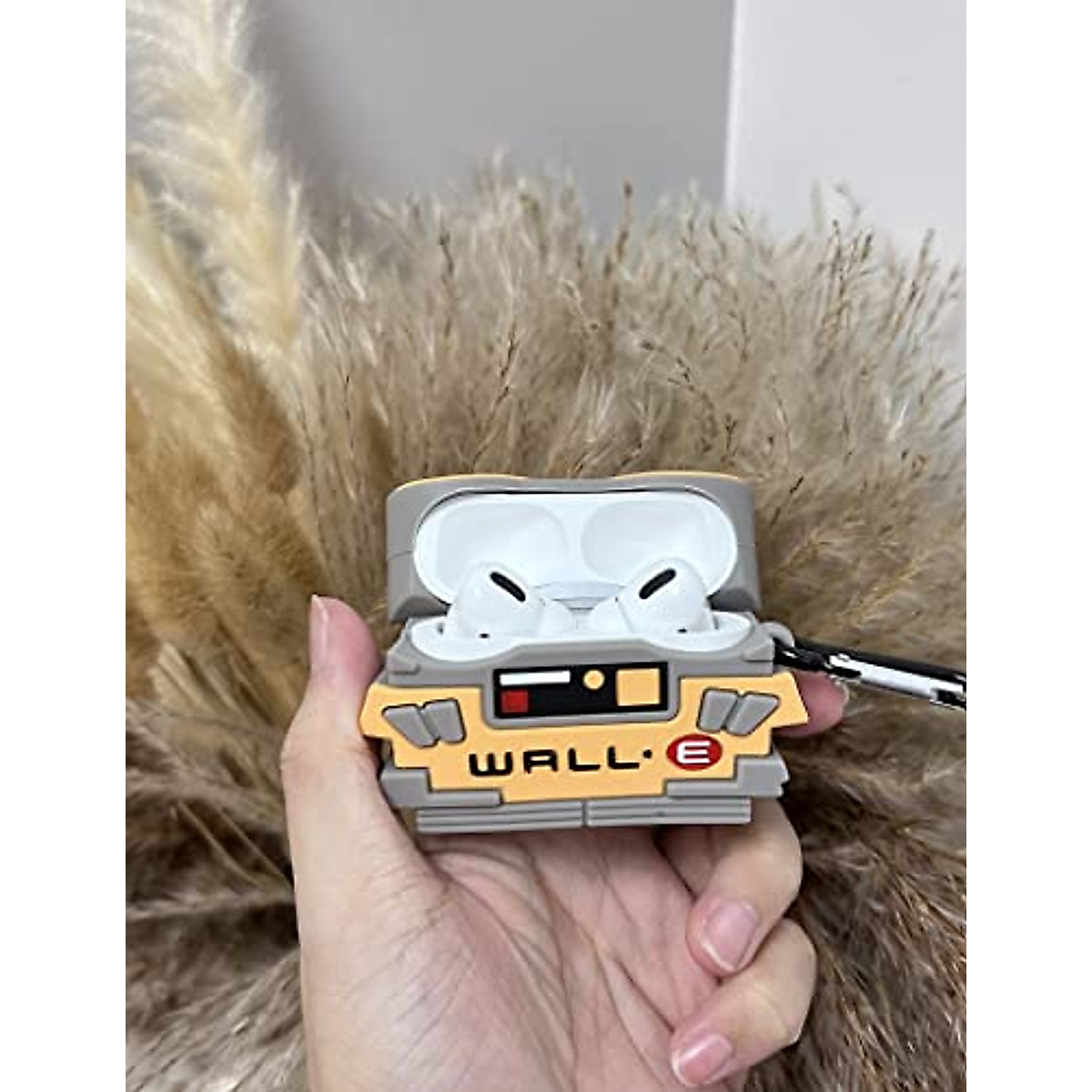 Monster Design Case for Apple AirPods Pro Case Cartoon Cover Silicone Shockproof 3D Cute Kawaii Protective Case Anti-Fall Headphone Case for Airpod Pro Case (Airpods Pro, Robot)