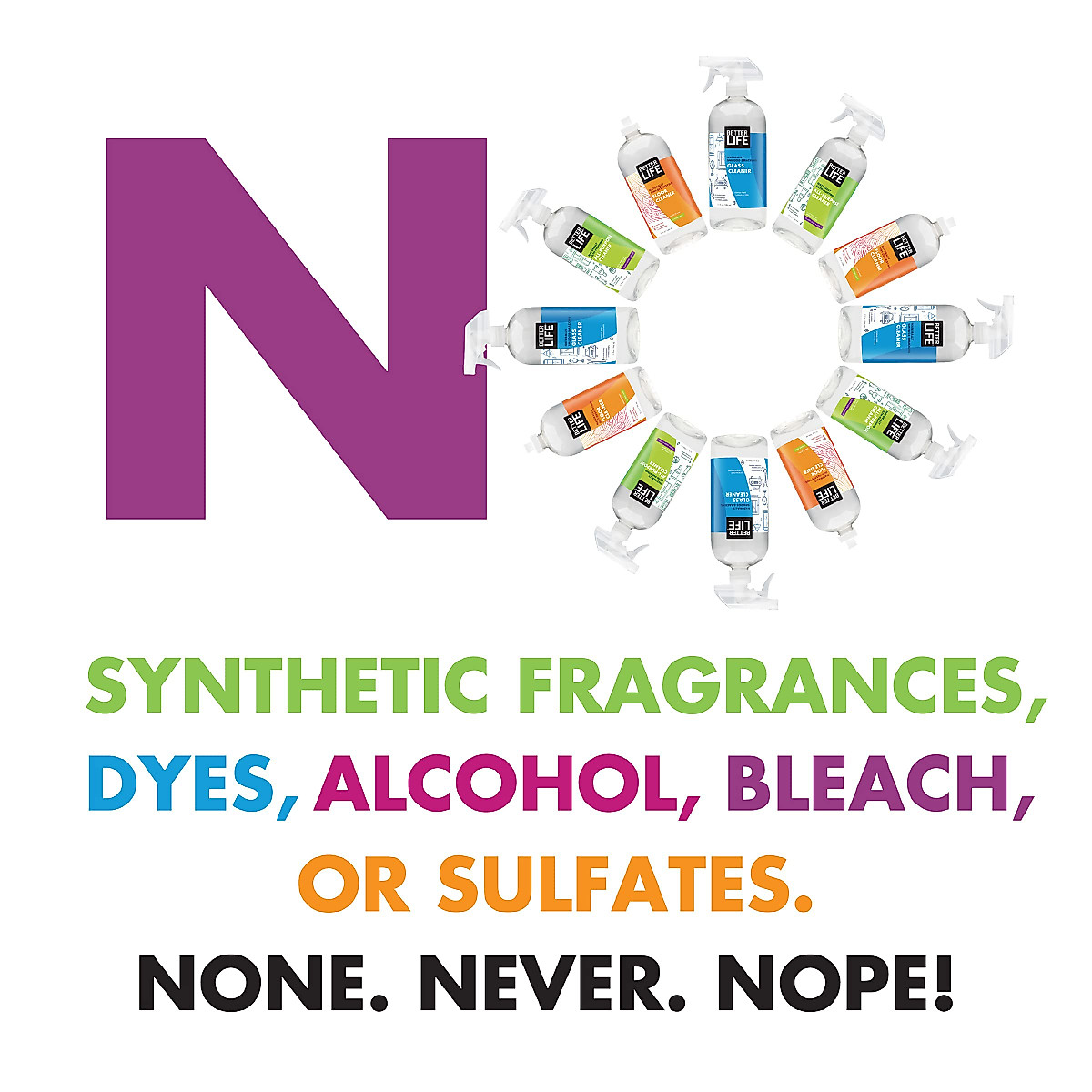 Better Life Natural Toilet Bowl Cleaner, Tea Tree & Peppermint Scent, 24 Fl Oz (Pack of 2)