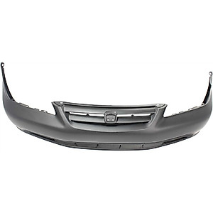 Evan Fischer Front Bumper Cover Compatible with 2001-2002 Honda Accord Primed Sedan