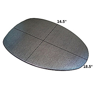 Spandex Fabric Cover for a lid Toilet SEAT fits on Round & Elongated Models - Handmade in USA (Red)