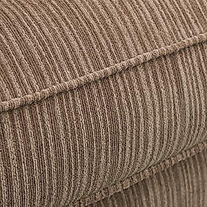 Serta Palisades Upholstered Sofas for Living Room Modern Design Couch, Straight Arms, Soft Fabric Upholstery, Tool-Free Assembly, 73" Sofa, Beige