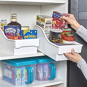 Buddeez Large Pantry Bins, White