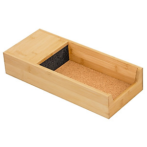 Totally Bamboo Universal Knife Caddy, Organizer and Holder for Drawer or Countertop