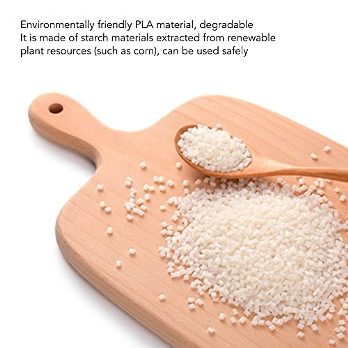 PLA Filament, Odorless 3D Printer Filament Bubble Free Smokeless 1kg for Printing (Orange)