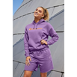 Champion Women's Shorts, Powerblend, Fleece Shorts, Comfortable Shorts for Women, 6.5"
