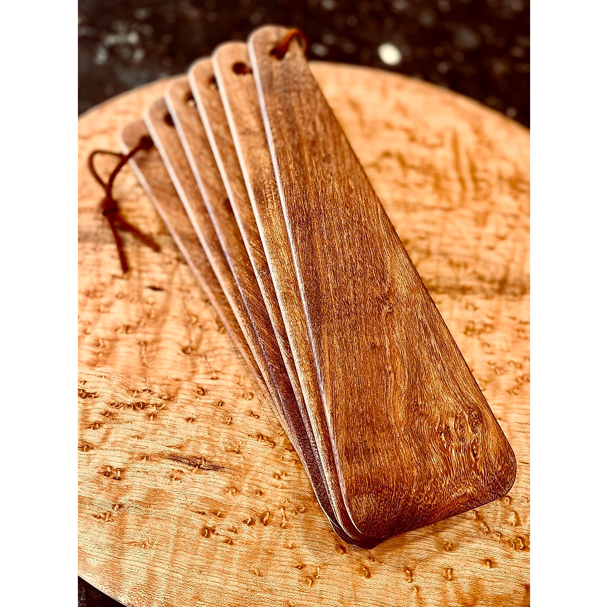 COWBOY SPATULA Mesquite Wood Spatula - Original Handmade in Texas Made in USA For Non stick Frying Pan, Cast Iron Skillet, griddle, baking, stainless steel (Original - Plain - No personalization)