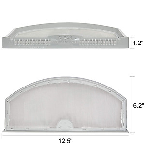S-Union WE03X23881 Dryer Lint Filter Screen Stainless Steel Compatible With General Electric (GE) Dryer, Replace PS11763056, AP6031713, EAP11763056, Include Clothes Dryer Lint Vent Trap Cleaner Brush