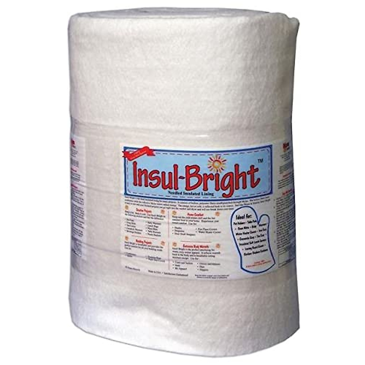 Fields Warm Company Genuine Insul-Bright Insulbrite Brite Insulated Lining by The Yard, 45 Inches