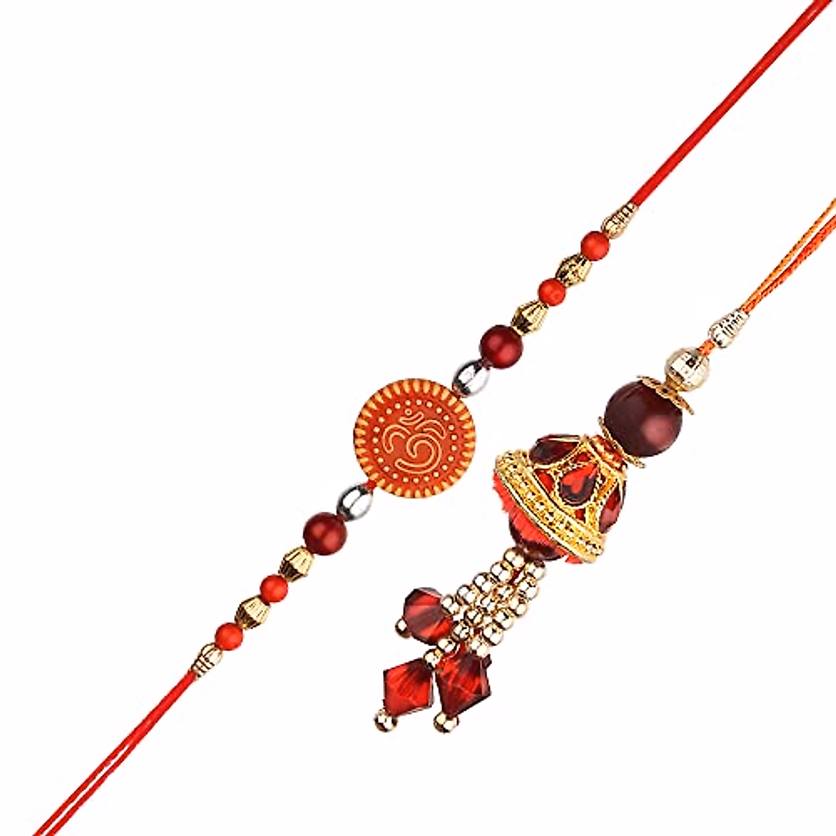 Rakhi for Bhaiya Bhabhi Lumba Rakhi for Raksha Bandhan Rakhi Set-US2