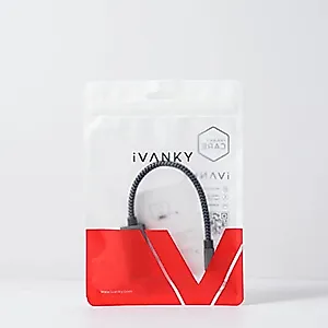 IVANKY Mini DisplayPort to HDMI Adapter, Mini DP(Thunderbolt) to HDMI Adapter, Gold-Plated Braided,Compatible with MacBook Air/Pro, Microsoft Surface Pro/Dock, Monitor, Projector and More