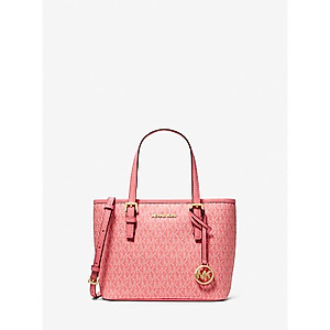 Michael Kors XS Carry All Jet Set Travel Womens Tote (GRAPRFRUIT)