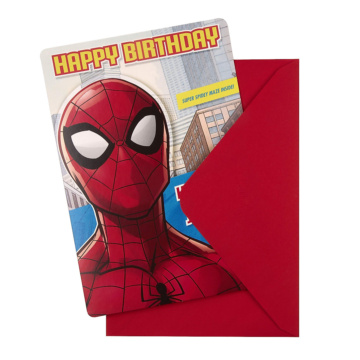 Hallmark Birthday Card For Kids - Spider-Man Design With Activity