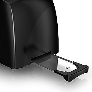 BLACK+DECKER 4-Slice Toaster, Extra-Wide, Black, TR1410BD