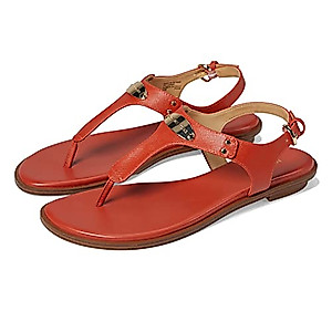 Michael Kors MK Plate Thong Deep Orange 7.5 M