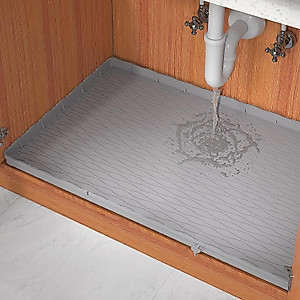 Petalage Under Sink Mat for Kitchen Waterproof (w-4)