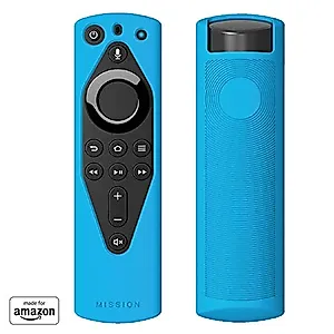 Mission Remote Case for The All-New Fire TV Voice Remote (2018 Version for Fire TV Stick 4K and Fire TV Cube) (Bahama Blue)