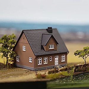 3 Sets N Scale 1:160 Model Village House Assembled Model Architectural Building Layout JZN02