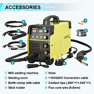 Flameweld 3 in 1 MIG Welder & Welding Hanger Kit