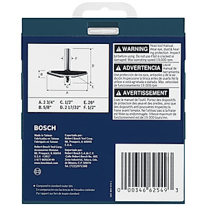 Bosch 85637MC 2-3/4 in. x 5/8 in. Carbide-Tipped Traditional Raised Panel Router Bit