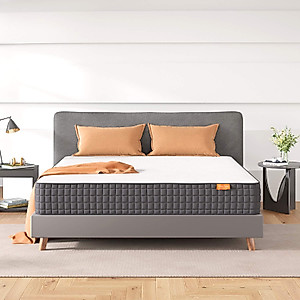 Sweetnight King Mattress, 10 Inch Gel Memory Foam King Size Mattress for Motion Isolation & Cooling Sleep & Pressure Relief, Medium Firm Bed Mattress