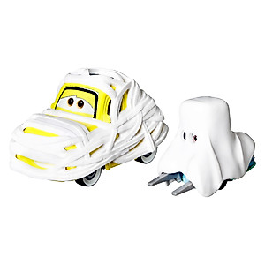 Disney Cars Toys and Disney Cars Toys Toys Mummy Costume Luigi & Ghost Costume Guido, Miniature, Collectible Racecar Automobile Toys Based on Cars Toys Movies, for Kids Age 3 and Older, Multicolor