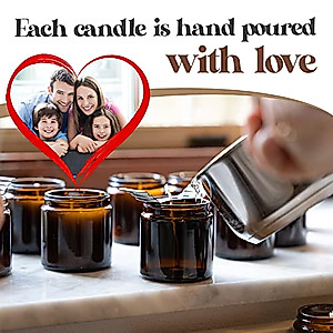 MULCHUM Housewarming Gifts for New Home Lavender Scented Candles Gift for Women Unique Apartment Present for Newlyweds Couple Homeowners Neighbors Families Friends (Brown y)