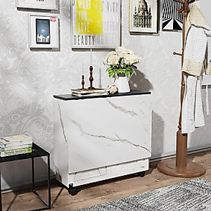 3imothrix End Table with Charging Station, Narrow Side Table with USB Ports and Outlets, 2 Tier Small End Table Nightstand with Storage Shelf for Living Room, Bedroom, Small Spaces