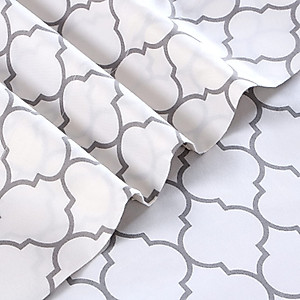VISI-ONE BLC Full Quatrefoil Sheet Set, Super Soft Brushed Microfiber 1800 Thread Count Bedding, Extra Soft Cooling Bed Sheet, Deep Pocket up to 15-inch Mattress, Wrinkle, Fade, Shrink Resistant
