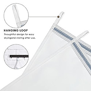 PROMEED Reusable Mesh Laundry Bag for Delicates, Large Size Wash Bag for Mulberry Silk Pillowcase Fitted Sheet Flat Sheet,1Pc Washing Machine Wash Bags for Shirt,Blouse,Underwear,Baby Clothes(20"x24")