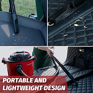 PowerSmart Cordless Shop Vac Wet and Dry, 20V 4.0Ah Battery and Charger, 2.6 Gallon Wet Dry Shop Vacuum Cleaner with Blower Function