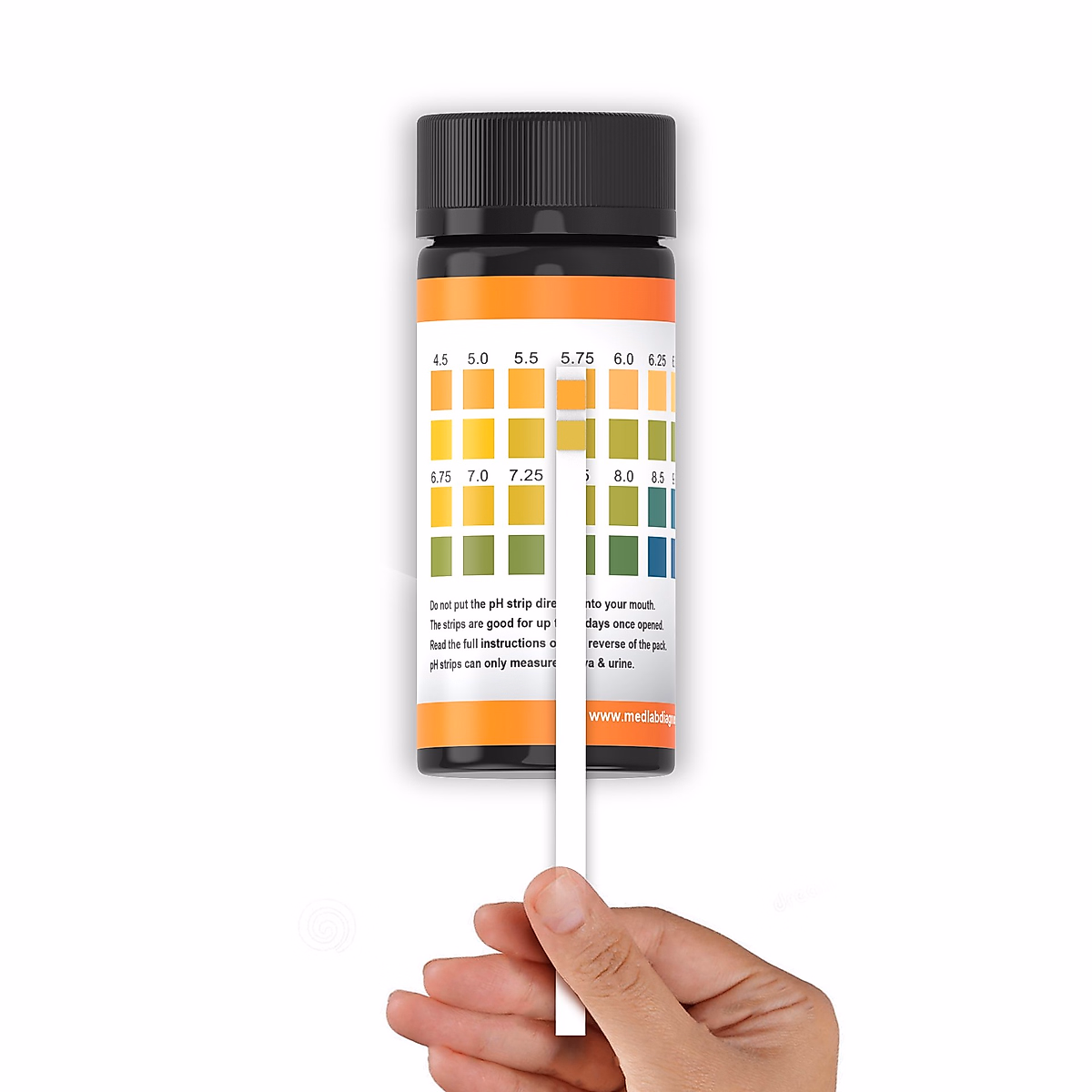 pH Test Strips 4.5 to 9.0 (200 ct) for Urine and Saliva Body pH Testing. Urinalysis Reagent Test Strips for Acidity and Alkalinity. Alkaline Diet Food and Acid pH Testing