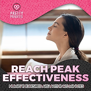 Pretty Privates Lidocaine Spray - Premium Numbing Spray for Waxing, Tattoos, Piercings, Microblading - Relief in 5-15 Mins - Maximum Strength - Topical Anesthetic - 1oz