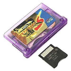 SHAHDEN Purple Burning Disk Mini Super Card for SP/GBM/IDS/NDS/NDSL Game Cards High Qual,Game Cards,Supercard Card Mini SD Card Adapter