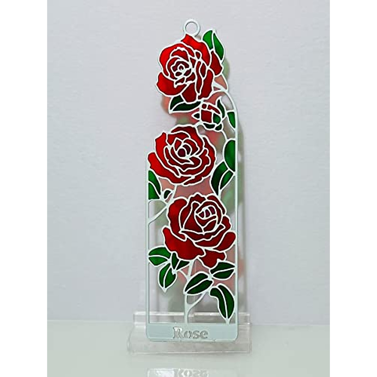 Stained-Glass Style Bookmark [SD] ( Rose )