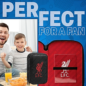 Liverpool F.C. Filled Pencil Case, Colouring and Stationery Set - School Supplies, Black/Red