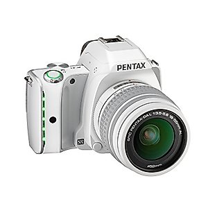 Pentax K-S1 SLR Lens Kit with DA L 18-55 mm Lens (White)