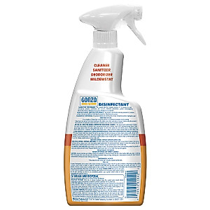 Gonzo Disinfectant Spray & Multipurpose Cleaner - 24 Ounce (2 Pack) Citrus - Odor Eliminator, Disinfectant, Flood Fire Water Damage Restoration