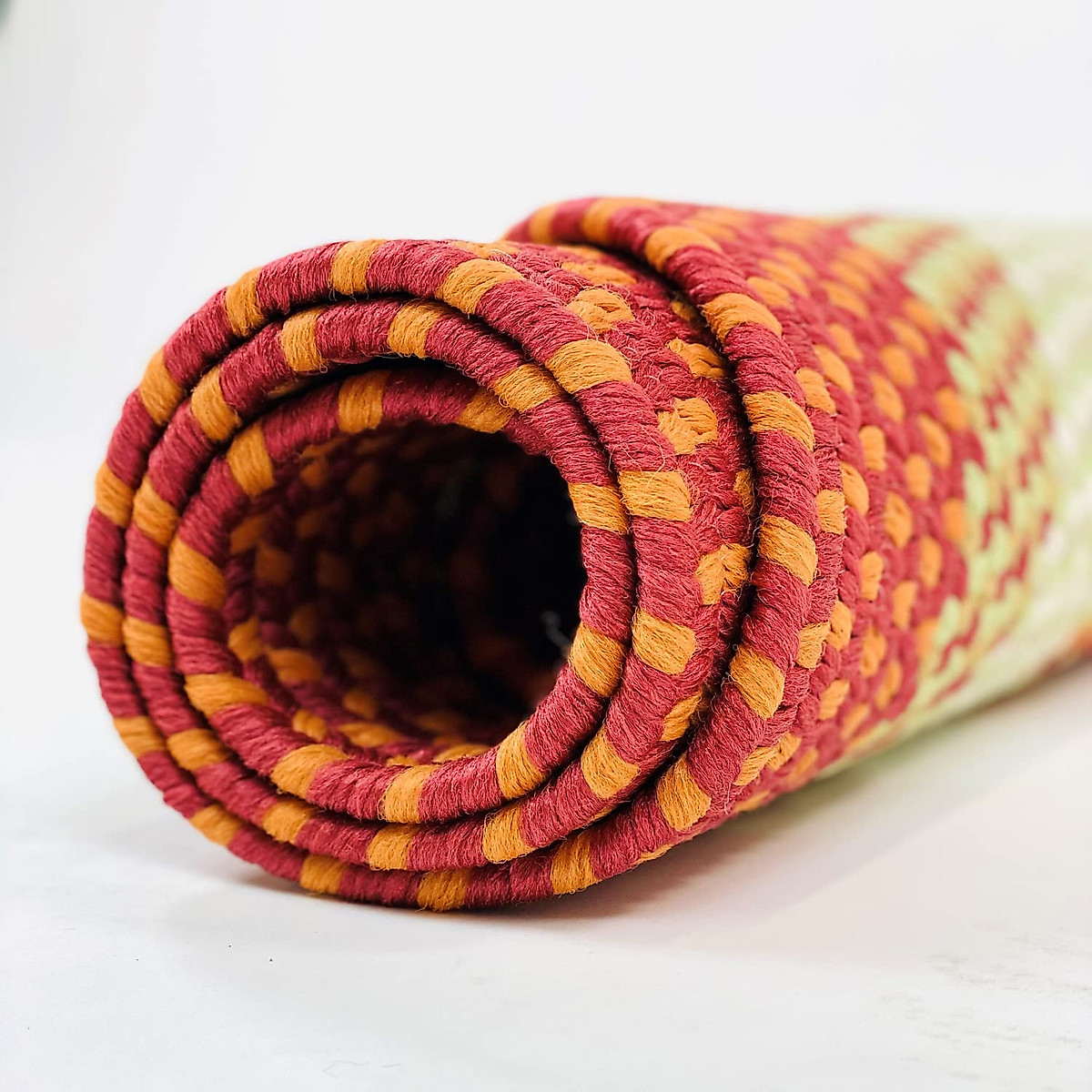 Colonial Mills Kingston Braided Rug, 4x6, Red