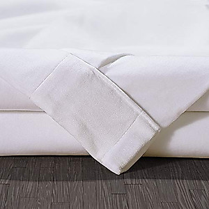 HPD Half Price Drapes Vintage Cotton Velvet Curtains for Living Room 50 X 84 (1 Panel), VCCH-VET20802-84, Powder White