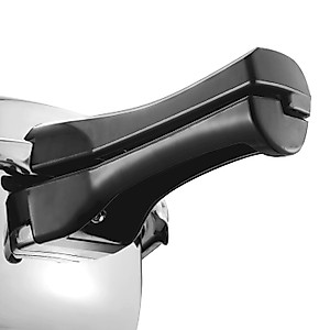 Vinod Platinum Triply Stainless Steel Pressure Cooker Mini - 2 Litre | SAS Bottom Pan Cooker | Induction and Gas Base Cooker | ISI and CE certified