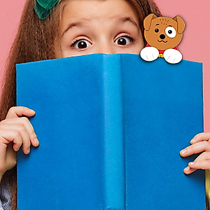 JOYIN 28 Packs Valentines Craft Scratch Cards Animal Bookmarks Set Valentines Day Craft Scartch Off Cards Set for Kids Valentine Art and Craft Party Supplies Classroom Gifts Valentine Bookmark Crafts