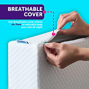 Pillow Cube Side Cube Pro - Most Popular (5”) Bed Pillows for Sleeping on Your Side, Cooling Memory Foam Pillow Support Head & Neck for Pain Relief - King, Queen, Twin 24"x12"x5"