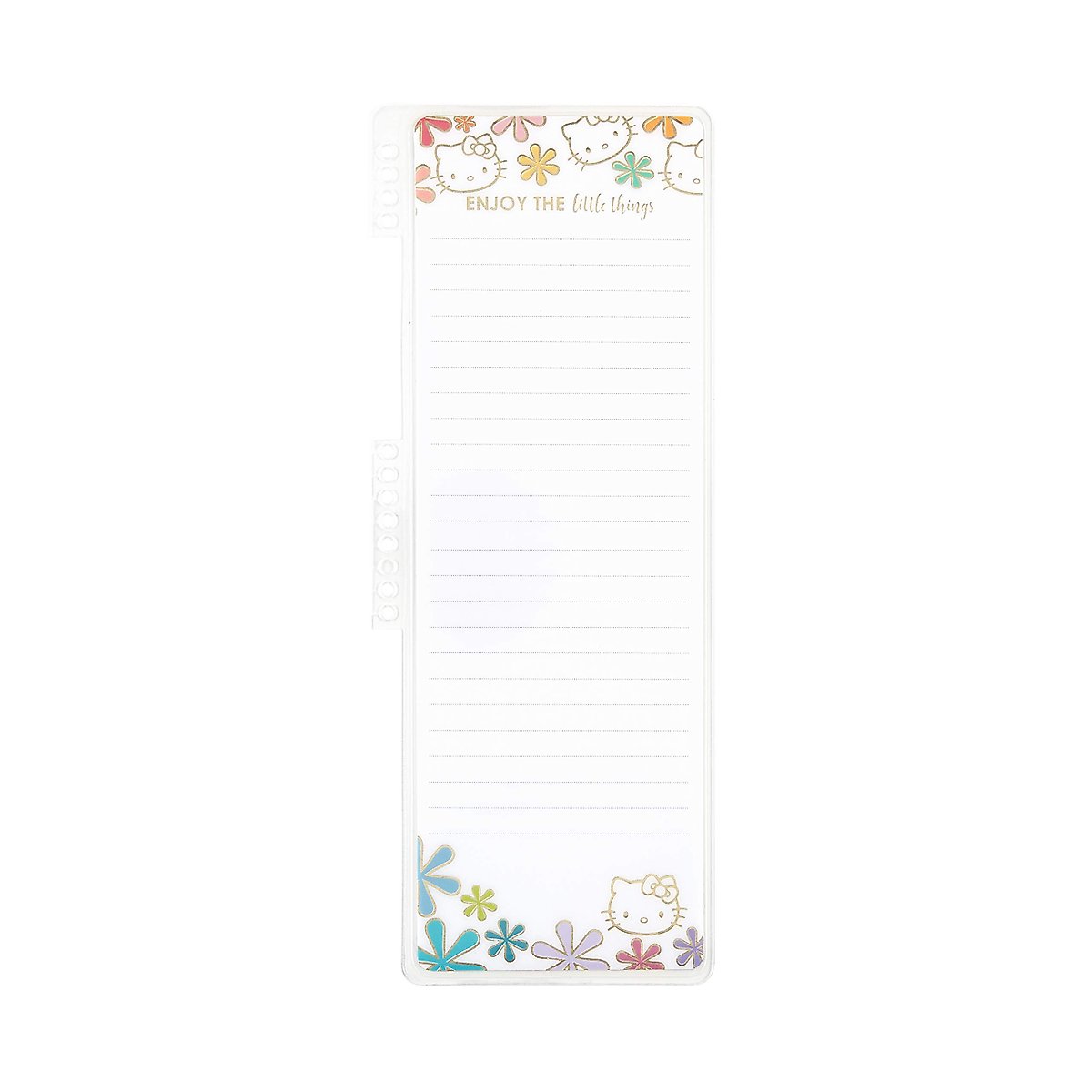 Hello Kitty x Erin Condren Designer Accessories Snap-in Wet Erase to-Do List Dashboard - Reversible, Wet Erase, Repositionable Laminated Reusable Whiteboard for Dry and Wet Erase Markers